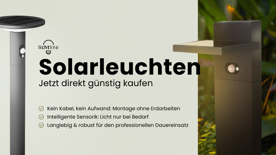 Jetzt Vorteilspreise sichern: Solarleuchten für den professionellen ...